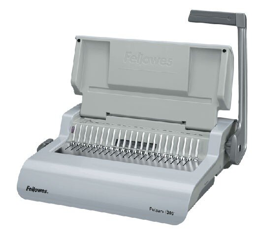 Переплетчик Fellowes Pulsar+ (FS-56276) A4/перф.17л. сшив/макс.300л./пластик. пруж. (6-38мм)