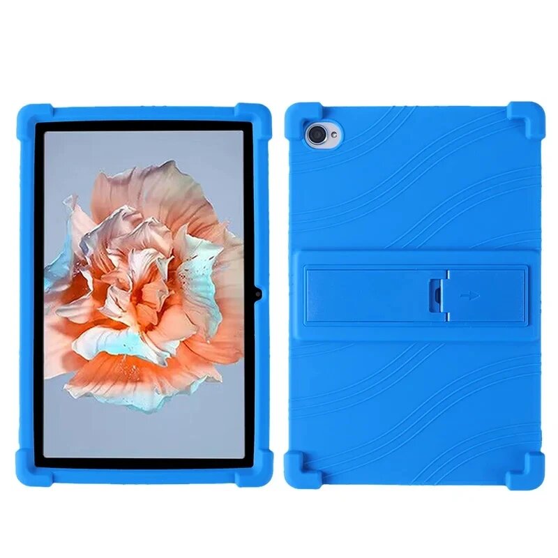 Мягкий силиконовый чехол с 4 утолщенными углами и подставкой для Blackview Tab 15 Pro, чехол 10,5 дюйма, противоударный защитный чехол для планшетного ПК