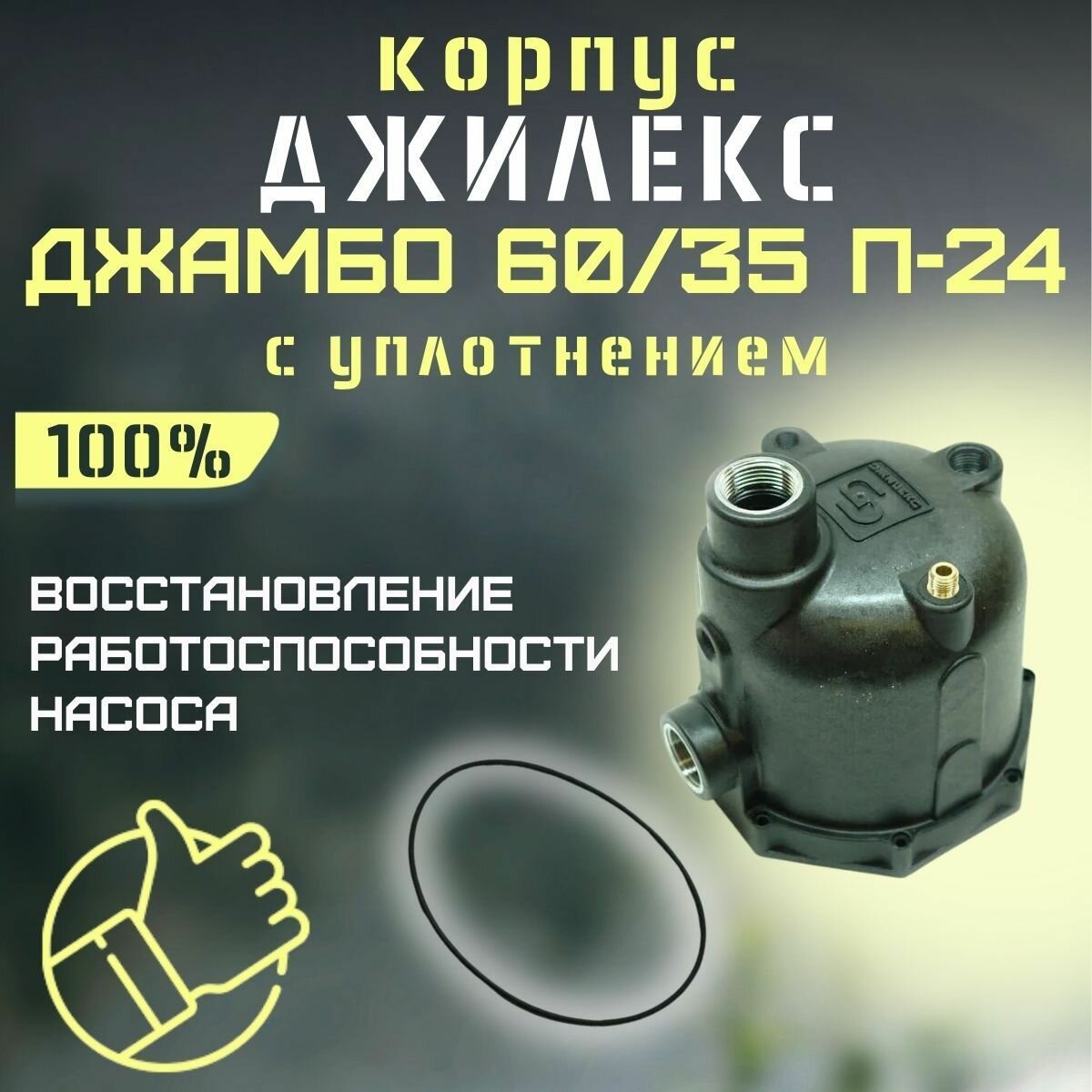 Корпус для насосной станции Джилекс Джамбо 60/35 П-24, с уплотнительным кольцом (KKOR6035P24)