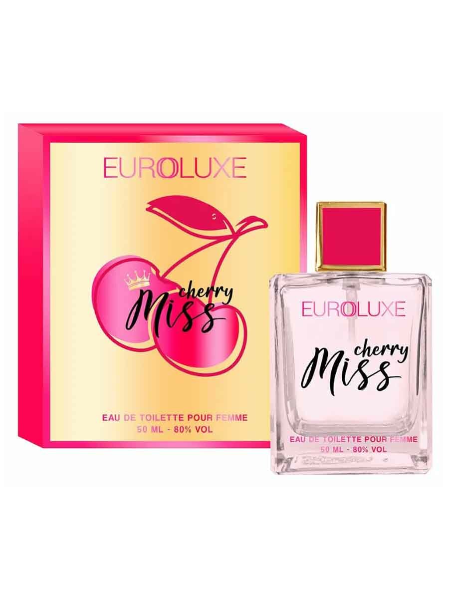 Euroluxe Туалетная вода для женщин Miss cherry, цветочно-фруктовый, 50 мл