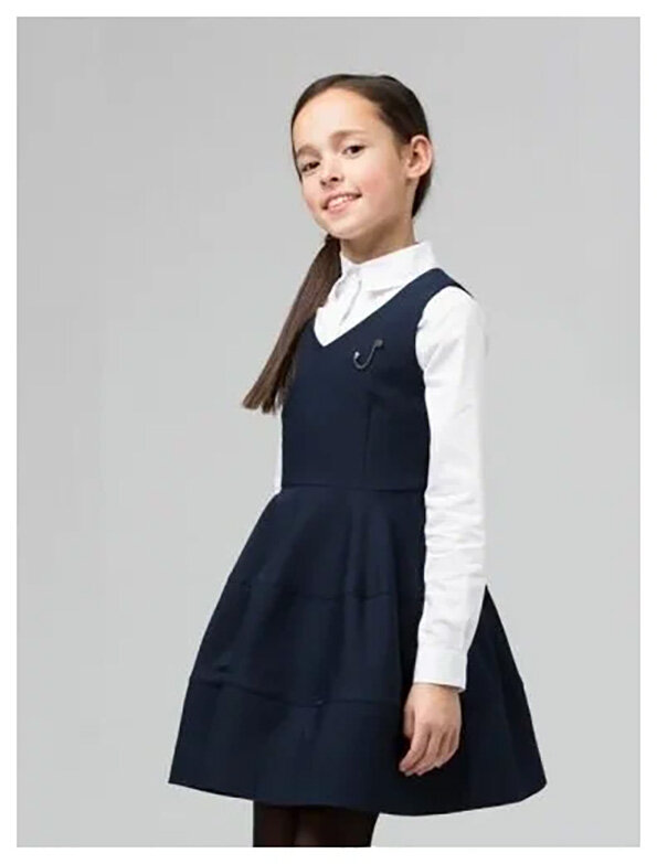 Школьное платье костюмная ткань