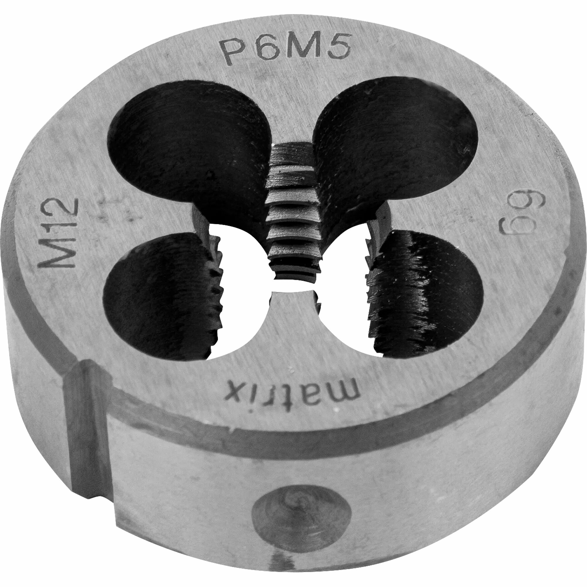Matrix 77096 плашка резьбовая М12x1.75 мм для точного монтажа и крепления оборудования