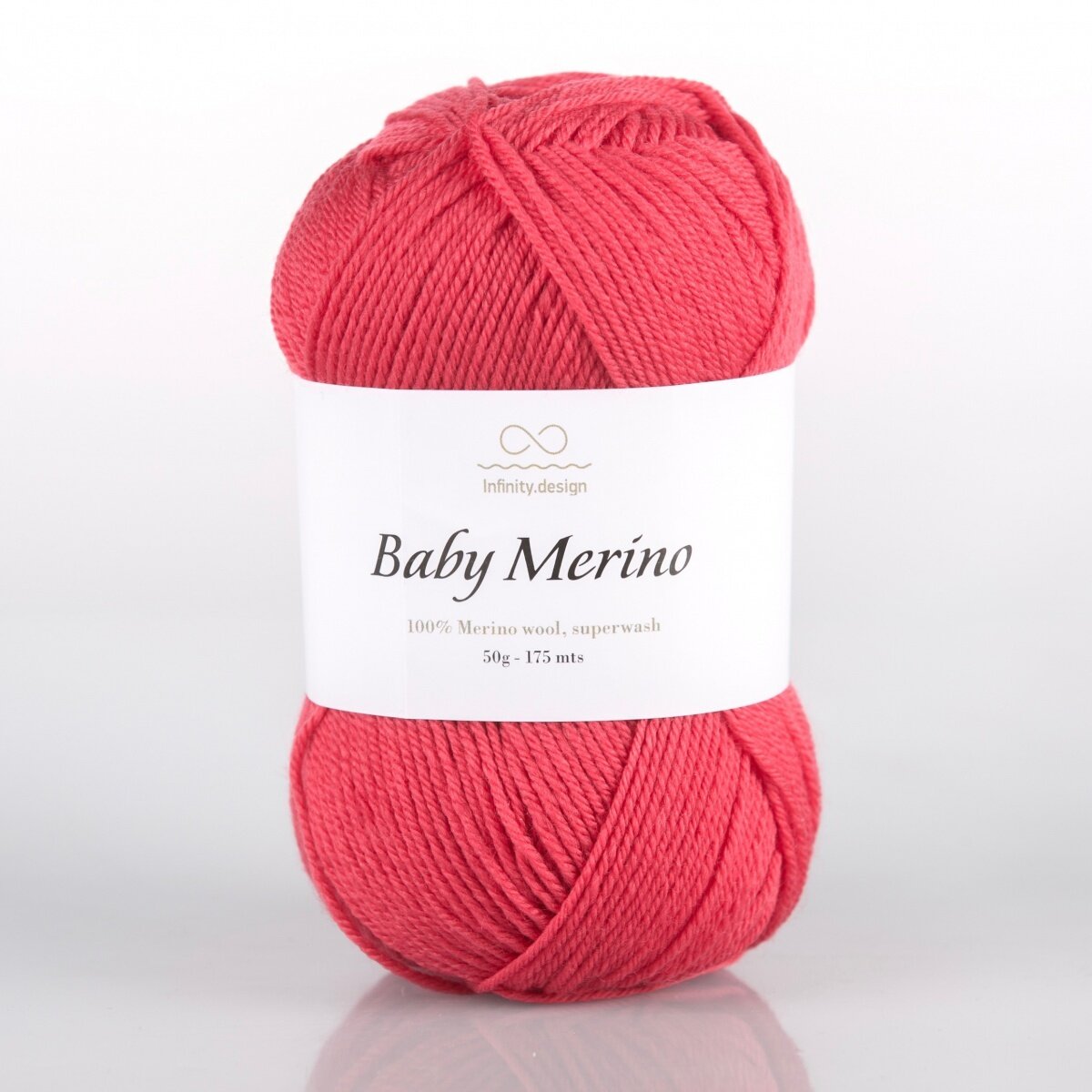 Пряжа для вязания Infinity Design Baby Merino (4327 Rasperry Red) 2 мотка