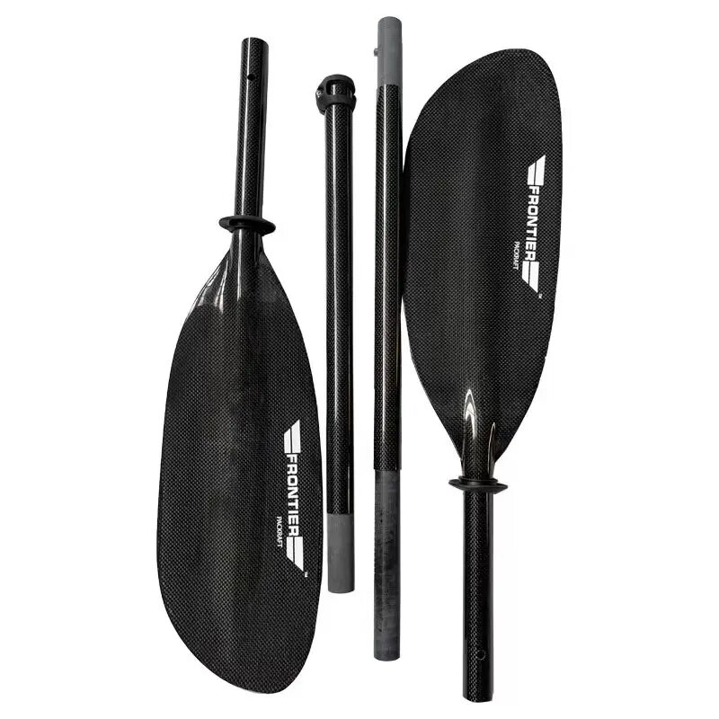 4-х компонентное карбоновое весло FULL CARBON PADDLE для парусных лодок BLACK 220-230cm