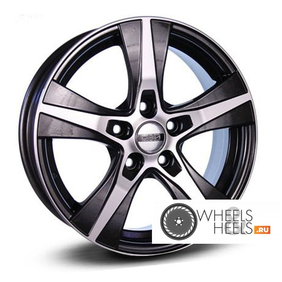 NEO 643 16x6.5 5x114.3 et50 dia67.1 Черный с полированной лицевой поверхностью