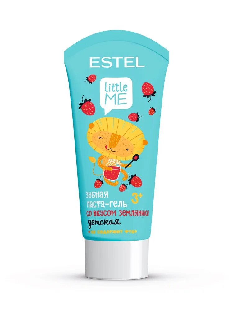 ESTEL Детская зубная паста-гель LITTLE ME со вкусом земляники, 60 мл