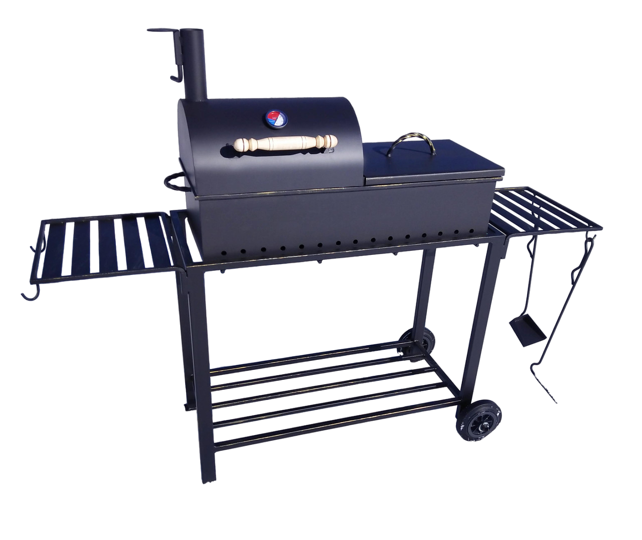 Мангал комбинированный со столом, гриль, барбекю, для дачи и дома с дровницей, ручная работа Люси