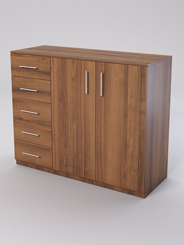 Тумба для офисной техники №10-2А, Орех. Производитель товара - компания Westcom.