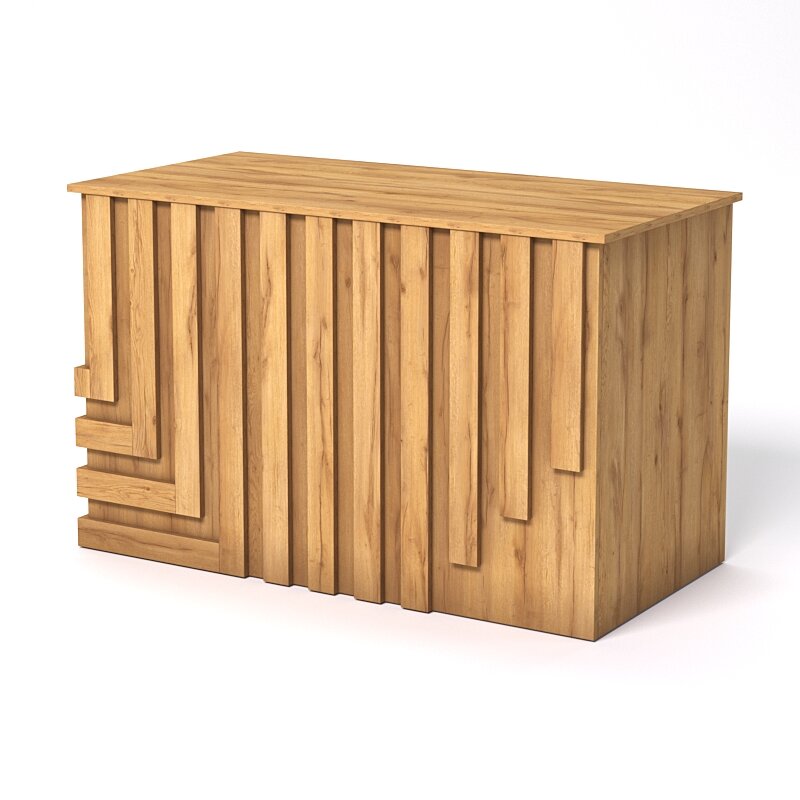 Стол руководителя №12, Дуб Золотистый. Производитель товара - компания Westcom.