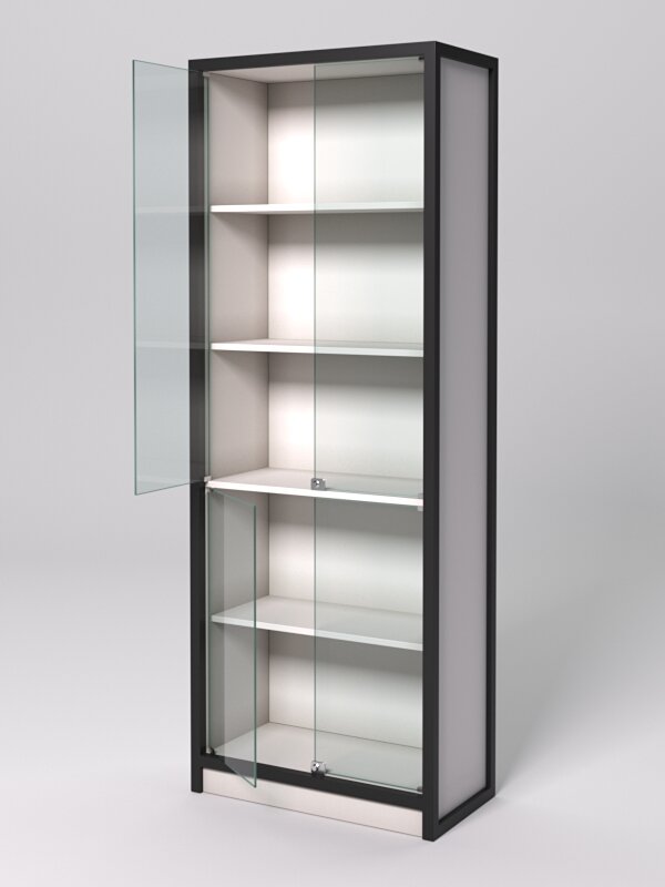 Шкаф-витрина офисный ШВ-51 "стронг" в стиле лофт, Белый. Производитель товара - компания Westcom.