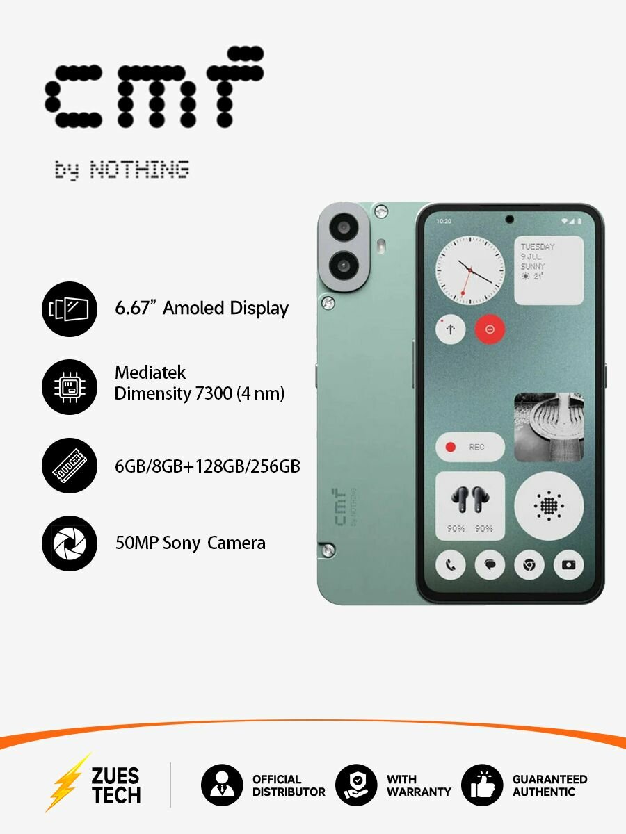 Смартфон Nothing CMF Phone 1 Global, Dual nano SIM