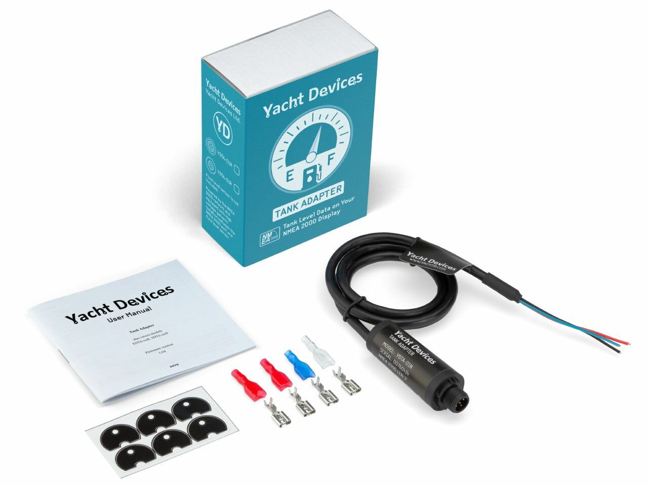 Адаптер NMEA2000 Yacht Devices YDTA-01N, для датчика уровня жидкости с выводом информации на картплоттер