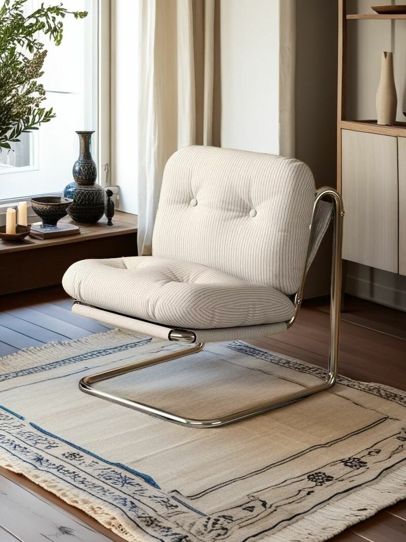 Белое мягкое кресло вельвет для гостиной и спальни, 88х78х64 см, нагрузка 150 кг, средневековый стиль, эргономичная спинка, глубокое сиденье, кресло для отдыха и чтения