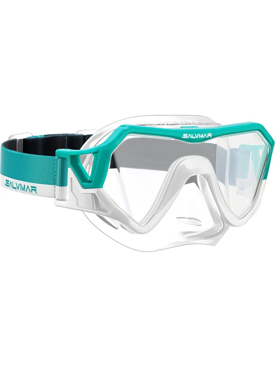 Маска для плавания детская Savimar HORIZON, аквамарин