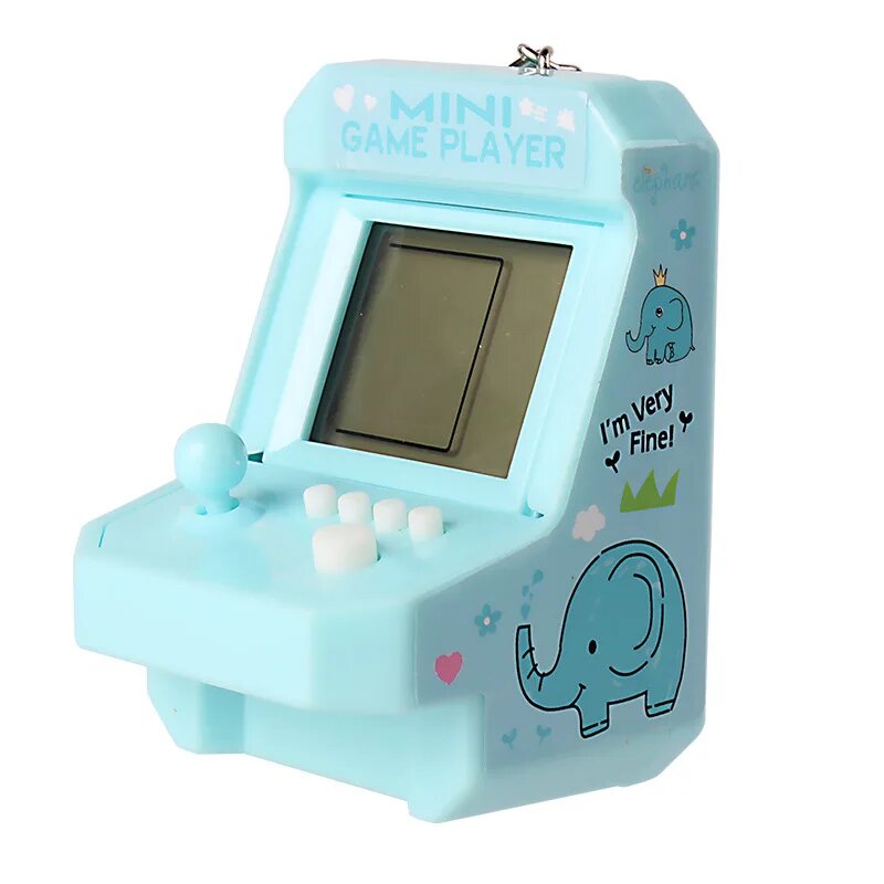 Мини-консоль для игр с брелоком Синий, Blue