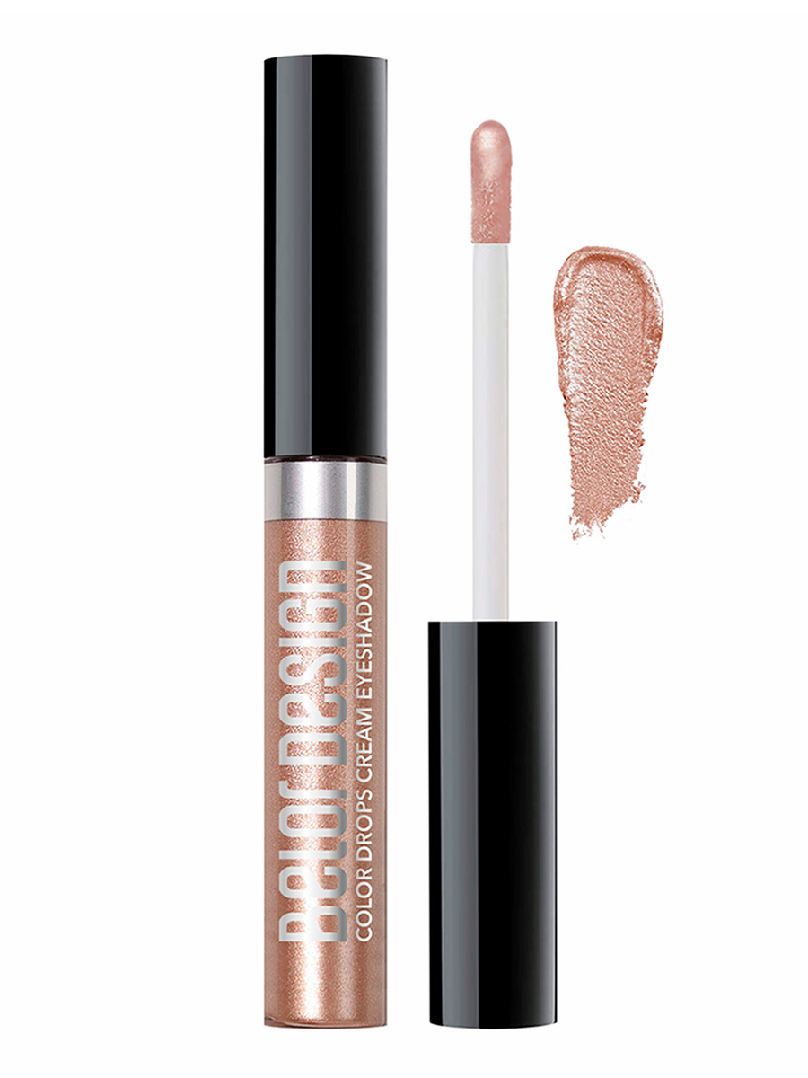 Тени для век жидкие Belor Design COLOR DROPS кремовые тон 5 Песочный