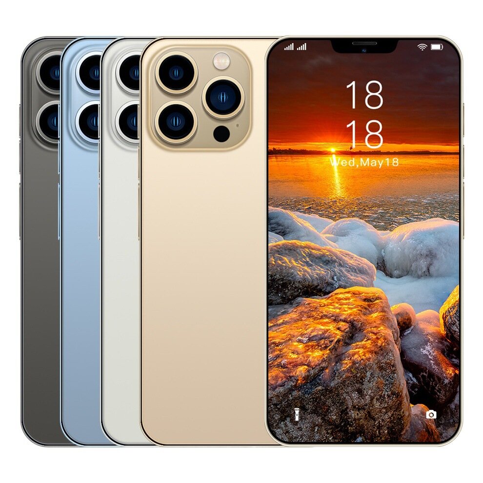 Смартфон MIQOO i14Pro, Android, 7,3", 4ГБ/12ГБ, 2000мАч, светло-голубой