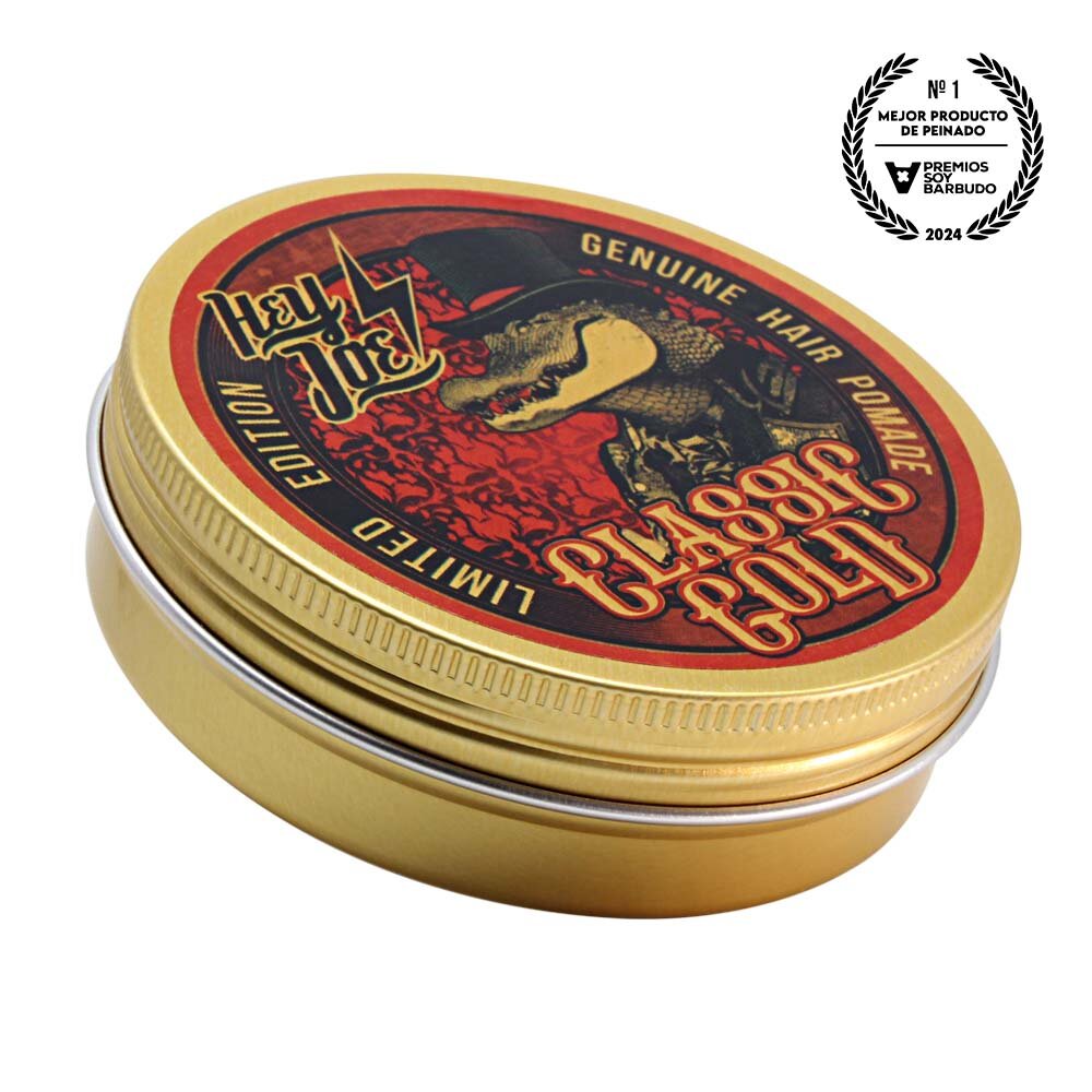 Помада для волос Hey Joe! GENUINE HAIR POMADE CLASSIC GOLD средней фиксации 100 ml.