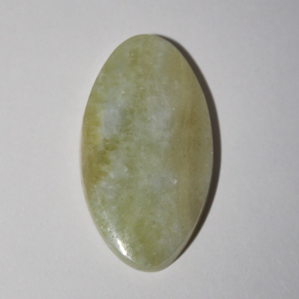 Коллекционный кабошон Оникс, 33х18х3 мм, Урал, "True Stones"