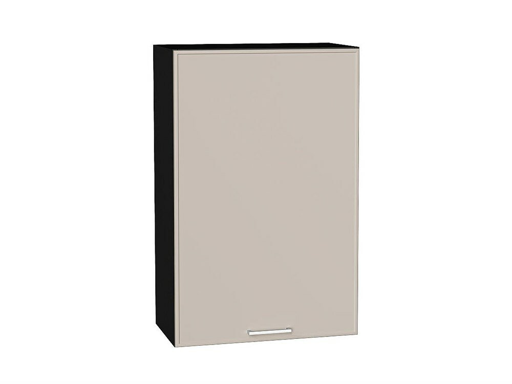 VVT Шкаф верхний с 1-ой дверцей Квадро Graphite, Кашемир, 920, 600
