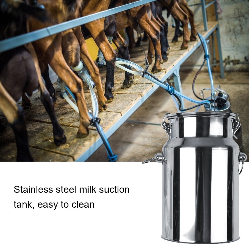 100-240 В 7 л бытовой электрический аппарат для доения коз и коров с вакуумным импульсным насосом (США)