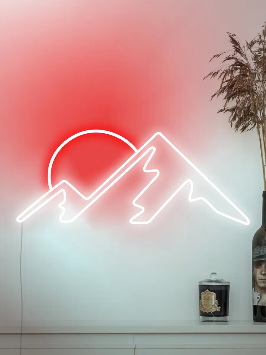 "Закат" неоновая лампа, светильник