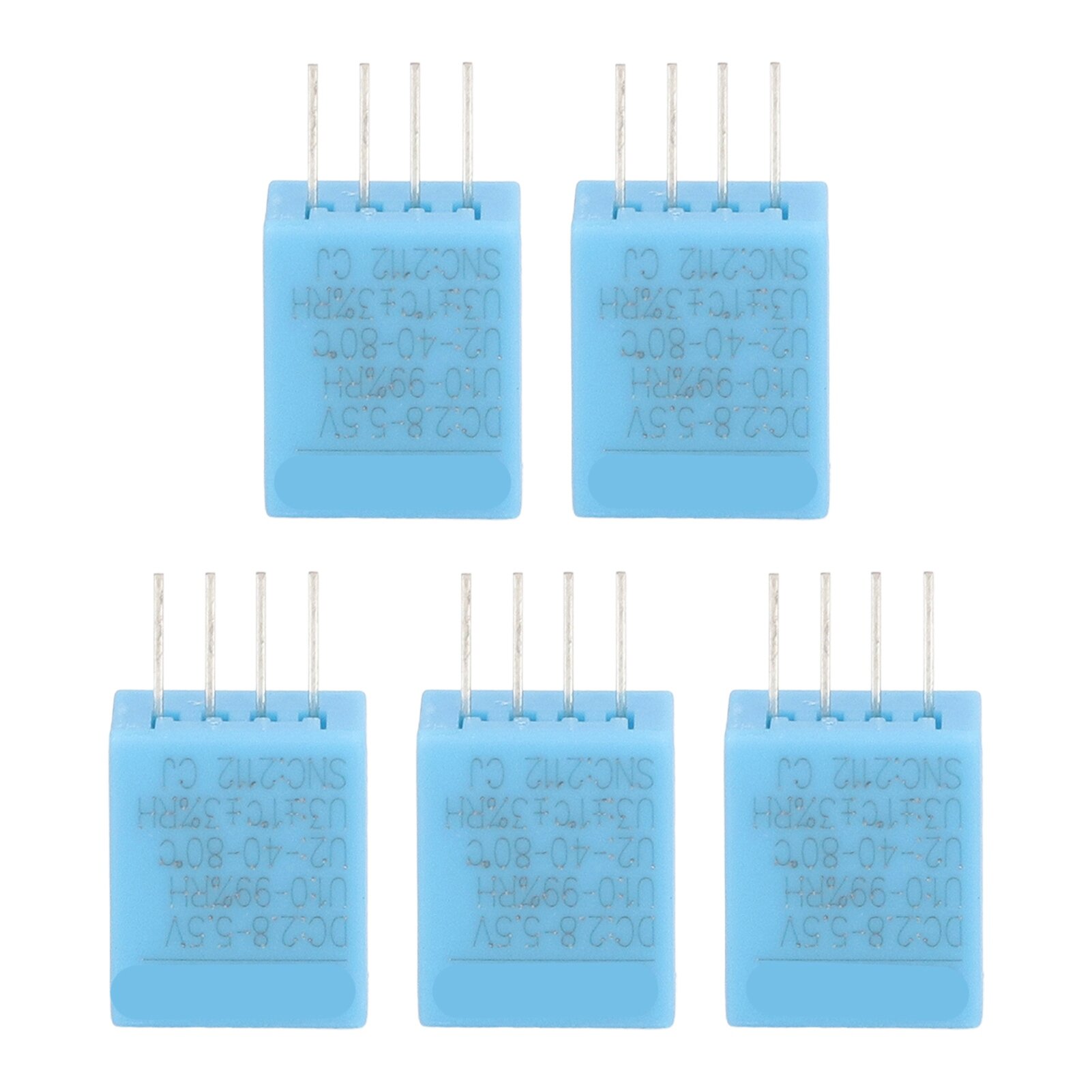 5 шт, датчик температуры и влажности, высокочувствительный антиинтерференционный цифровой сенсорный модуль для стандарта теплицы