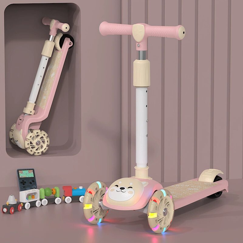 Детский 3-в-1 самокат | Трансформер (беговел/самокат) | Складной