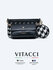Сумка кросс-боди VITACCI, фактура бархатистая, черный