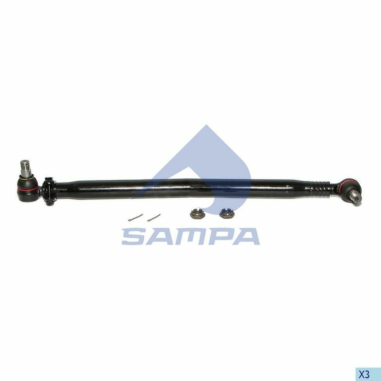 Тяга рулевая продольная L 900мм для МАН арт 09731501 SAMPA