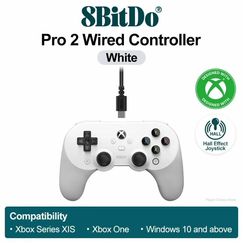8BitDo Pro 2 Xbox Контроллер Проводной Геймпад PC