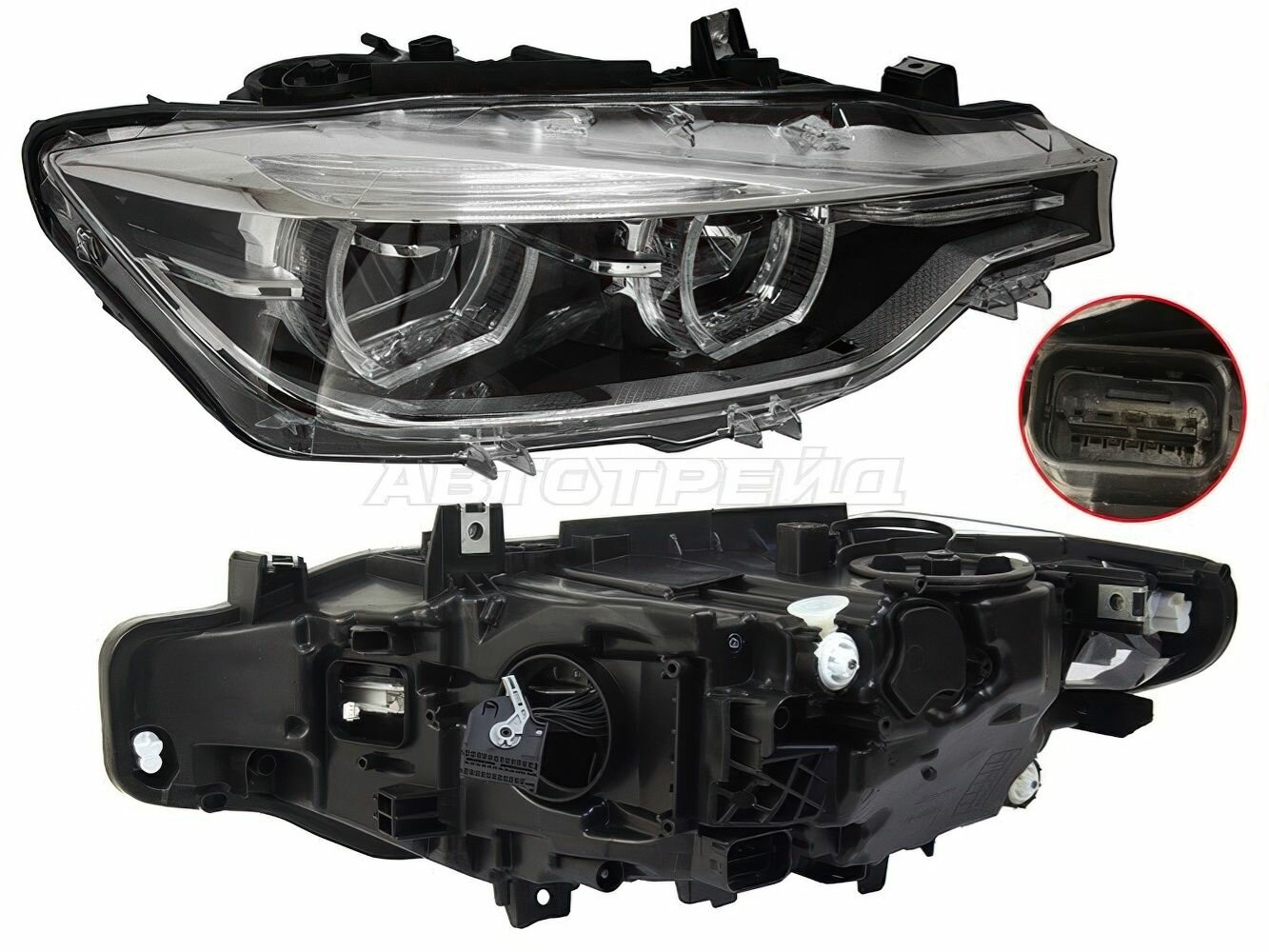 Фара правая для БМВ 316d арт ST130008 SAT