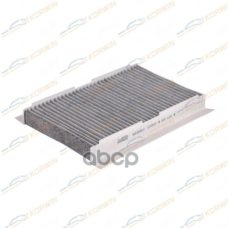Фильтр салонный угольный Peugeot 307 01-/308 07-/Citroen C3 01-/C4 I-II 04- KORWIN арт. KWFD0081C