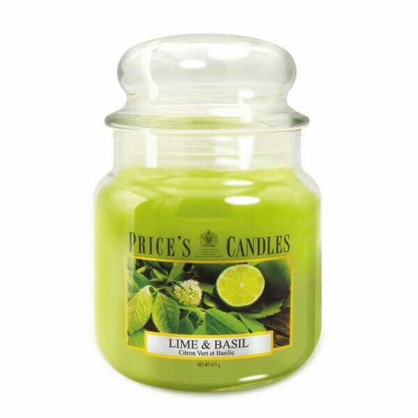 PRICE'S CANDLES Арома-свеча "Lime & Basil" 411g
