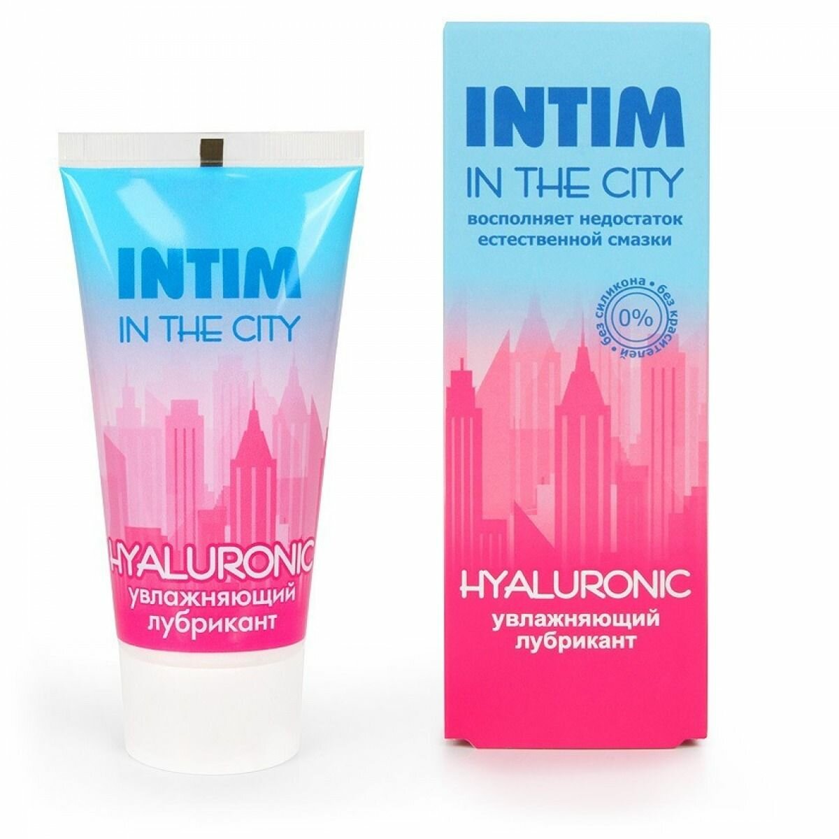 Увлажняющий лубрикант с гиалуроновой кислотой Intim in the city hyaluronic (60 г)
