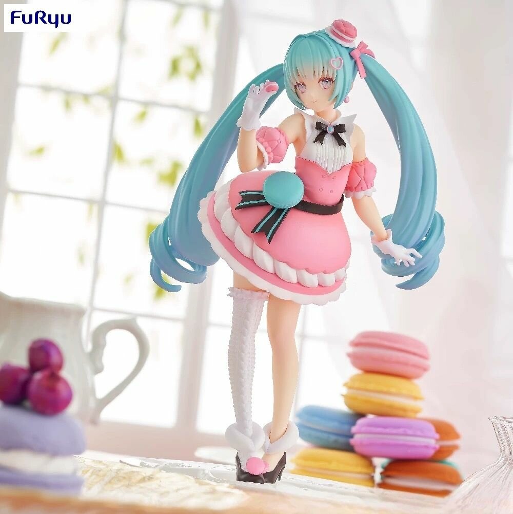 FuRyu аниме фигура/Exceed Creative Figure SweetSweets MIKU Macarons