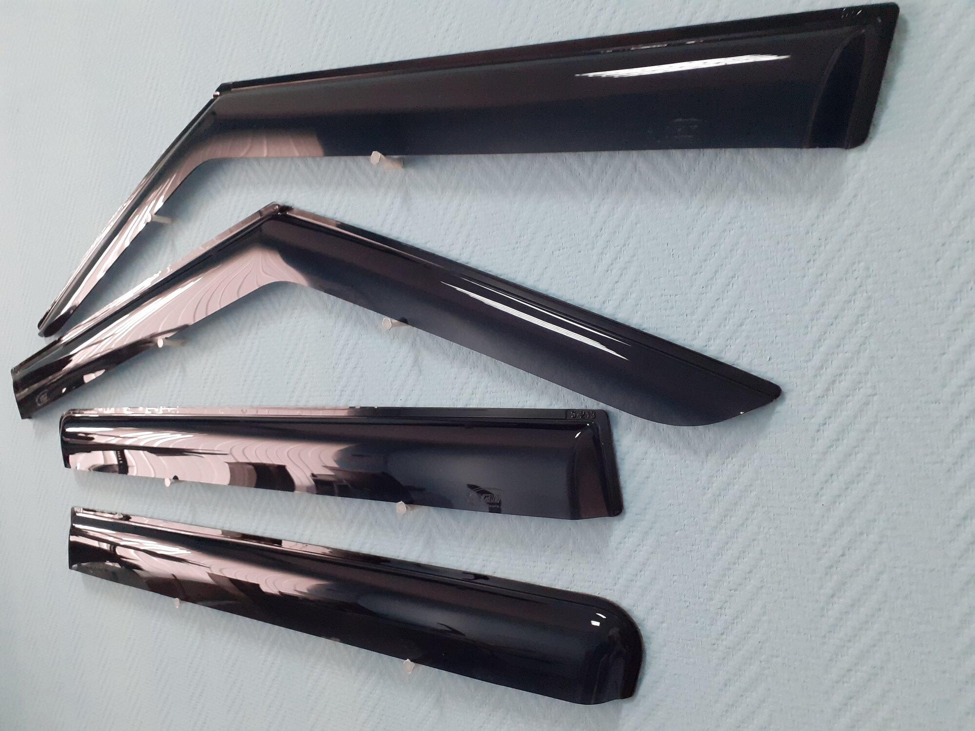 Дефлекторы окон Suzuki Swift с 2011 по 2017, к-т 4 шт, скотч 3M