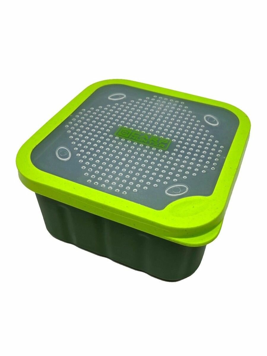Коробка для прикормки или насадки CARPHUNTER Bait Box Mesh Top 3,3pt 1,88л 175x175x90 мм