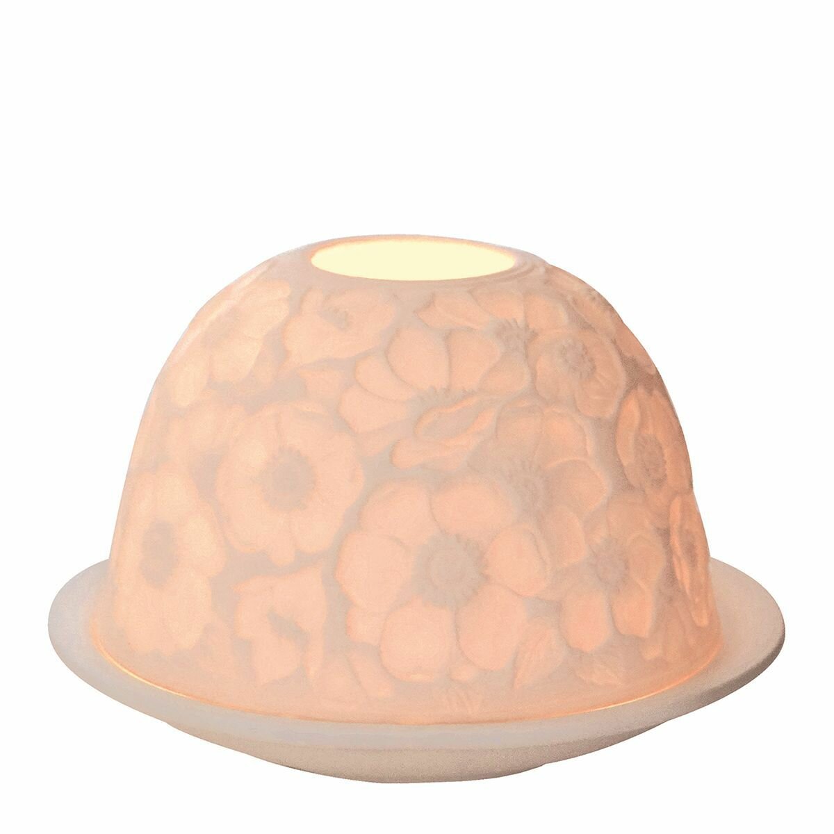 Светящаяся сфера Цветочные переливы Литофания