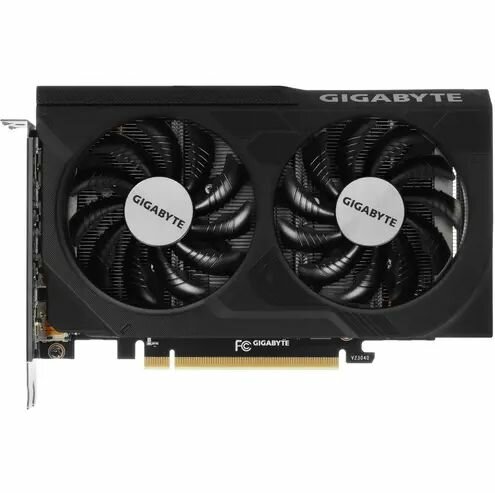 Видеокарта GIGABYTE GeForce RTX 4060 WINDFORCE OC (GV-N4060WF2OC-8GD) - PCI-E 4.0 x16, 8 ГБ, 128 бит, DisplayPort x2, HDMI x2, GPU 1830 МГц