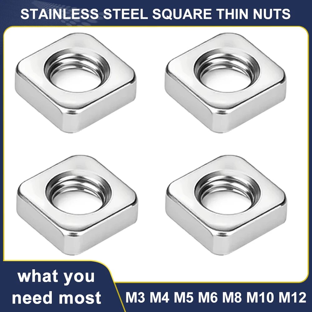 Гайки квадратные M3, цвет 5pcs, XIXIAN ASTA DIN557