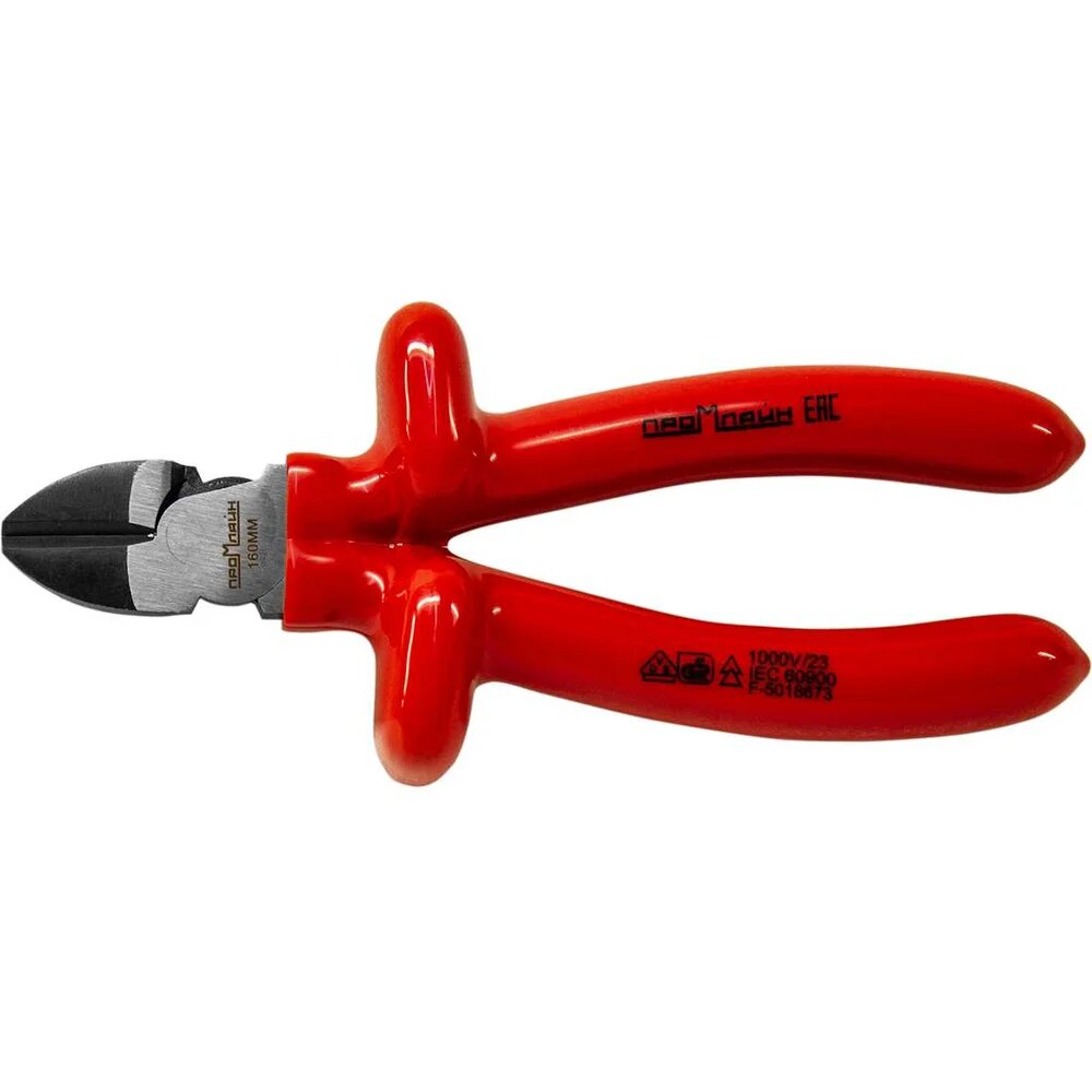 Промлайн Кусачки боковые диэлектр.160мм обливные рук. до1000В, ПЛ0210303160_z022