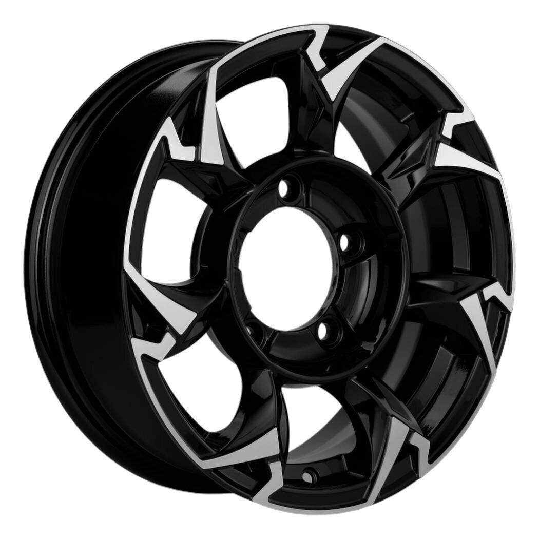 Колесный диск Khomen KHW1505 5.5x15 5x139.7 ET5 D108.1 Black-FP