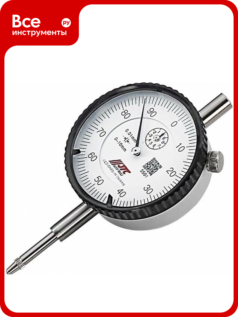 Индикатор часового типа микрометр JTC 5501, с циферблатом диаметром 2 дюйма