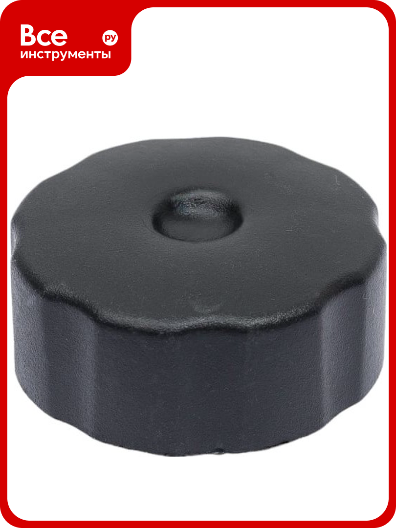 Ручка-барашек с внутренней металлической резьбой Tech-Krep/Zitar пластик, D42, M6, черный 144188