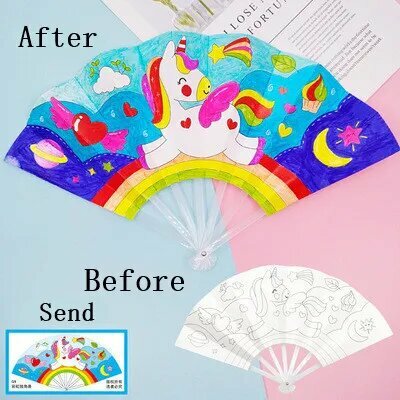 Веер для рисования для детей 8