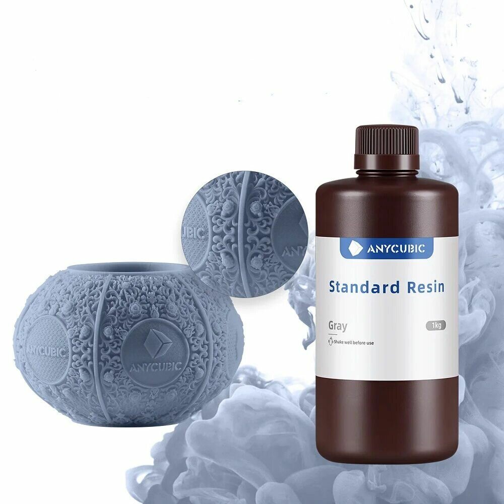 Фотополимерная смола Anycubic High Standart Resin, 1 кг