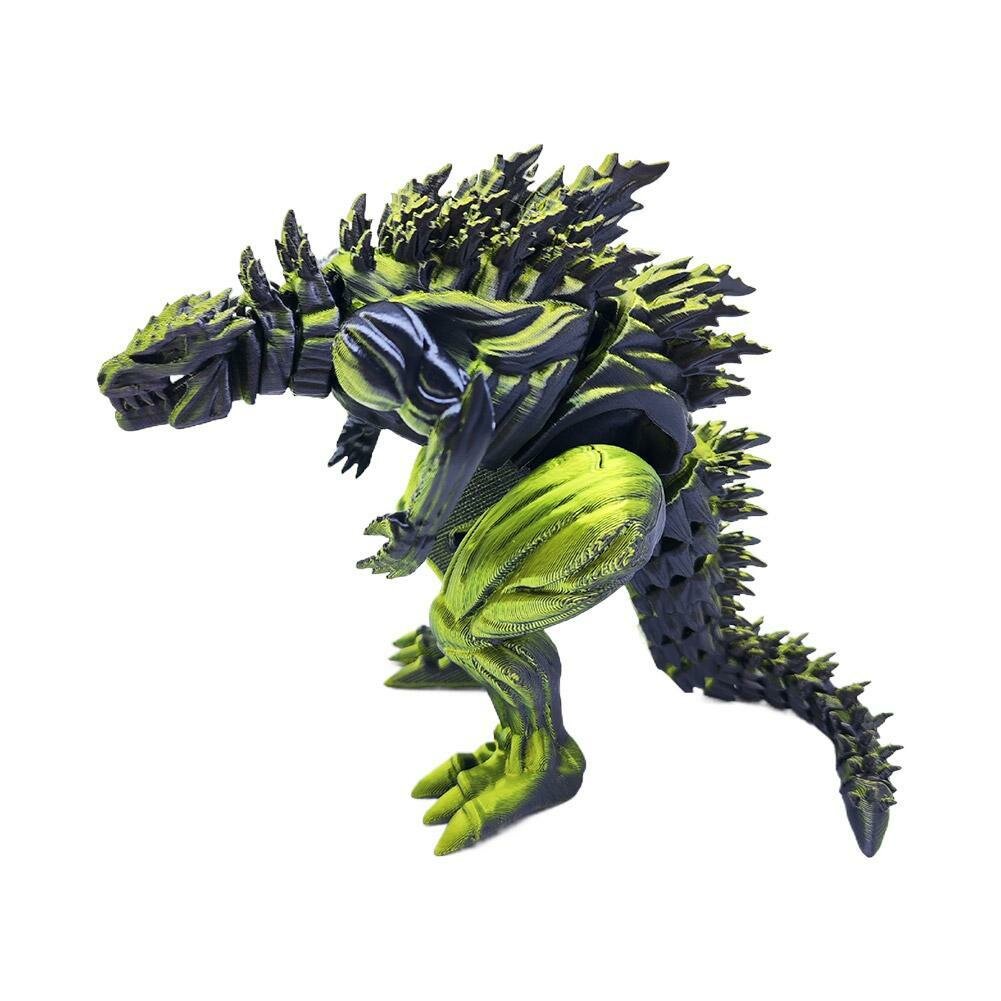 Модель динозавра Годзиллы, игрушка для 3d-печати, 18 см, Подвижные соединения