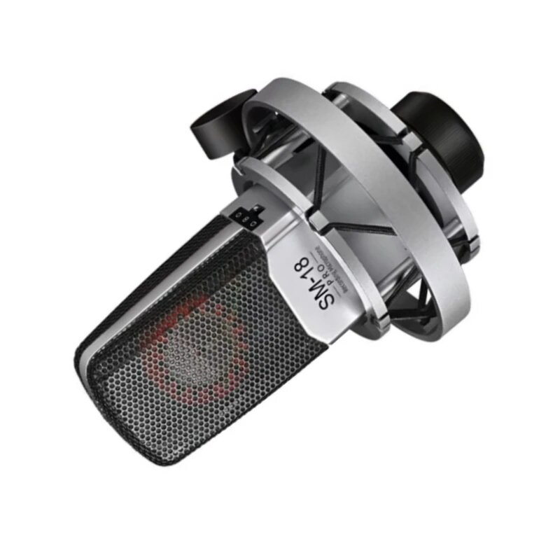 Проводной кардиоидный конденсаторный микрофон с двойной позолоченной диафрагмой для студии, станции приключений и сцены Takstar SM-18 PRO