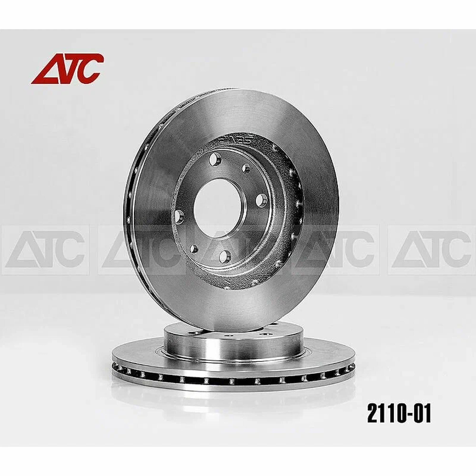 Тормозной диск передний АТС 211001 для а/м LADA Priora/Granta